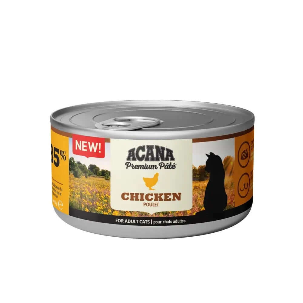 Acana Premium Pâté Chicken in Bone Broth Wet Cat Food | Best Price ...