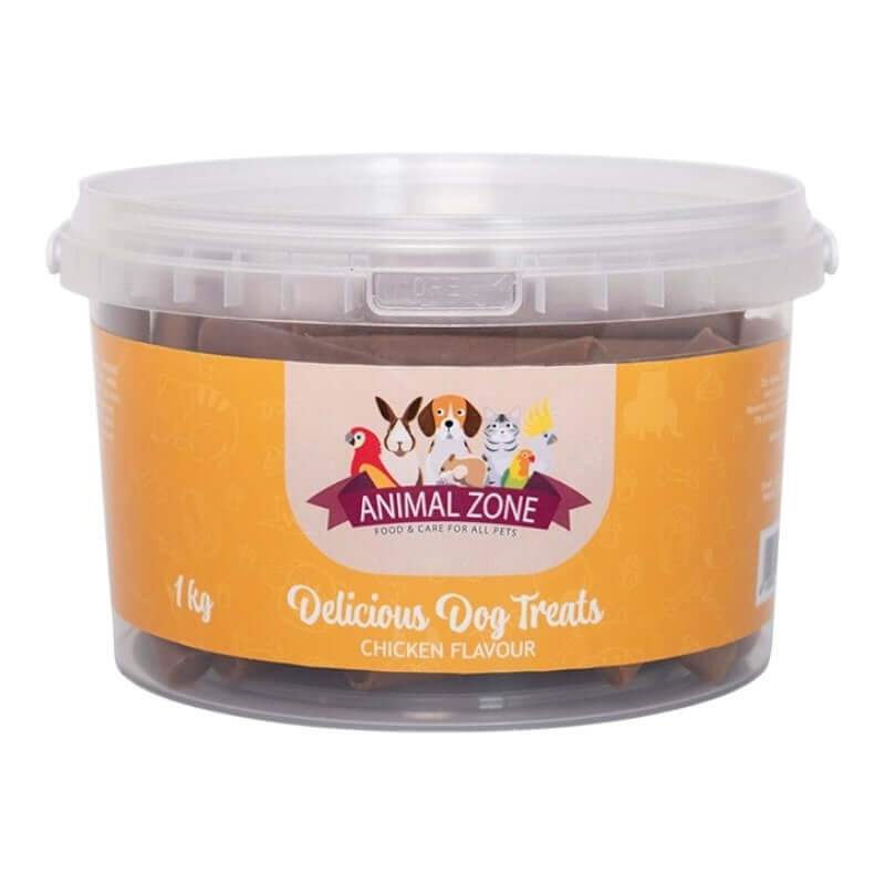 Animal Zone Semi Moist Dog Treats 1kg - Bulk & Tasty