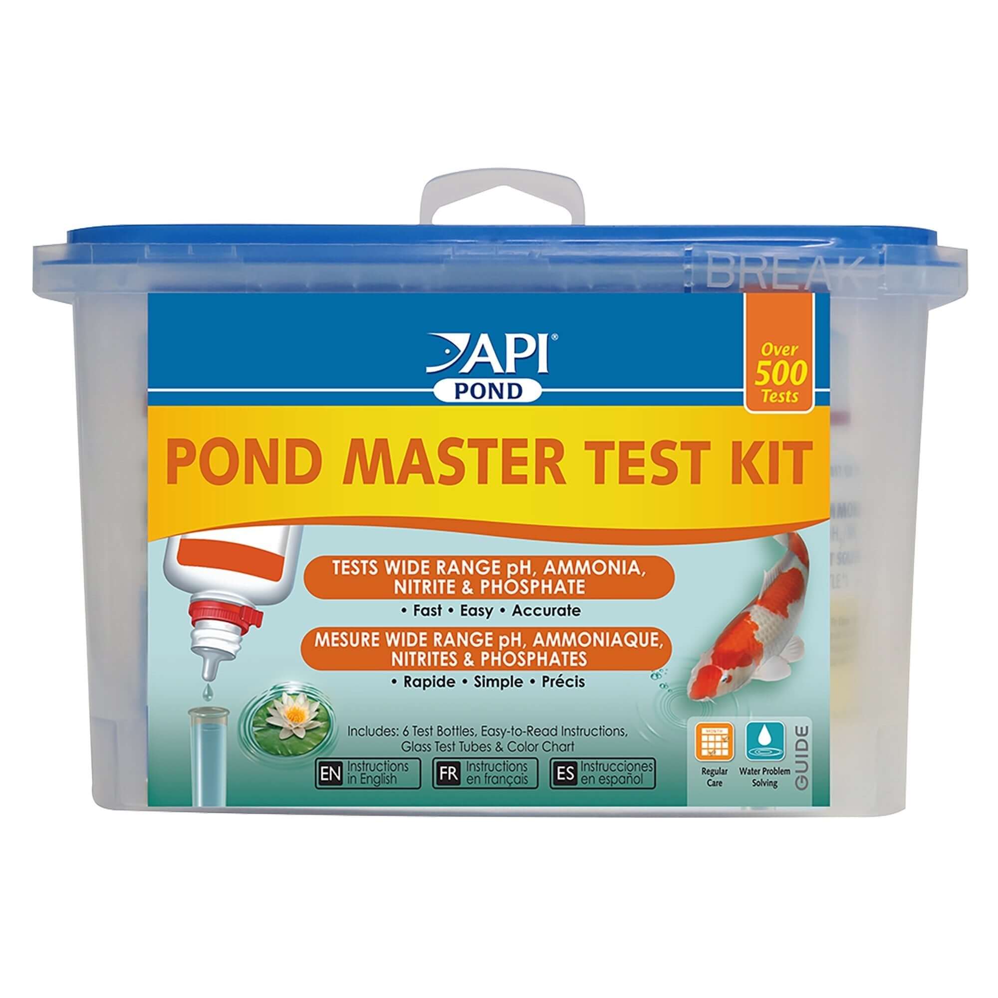 API Pond Master Test Kit - Accurate 500+ Tests for Ponds