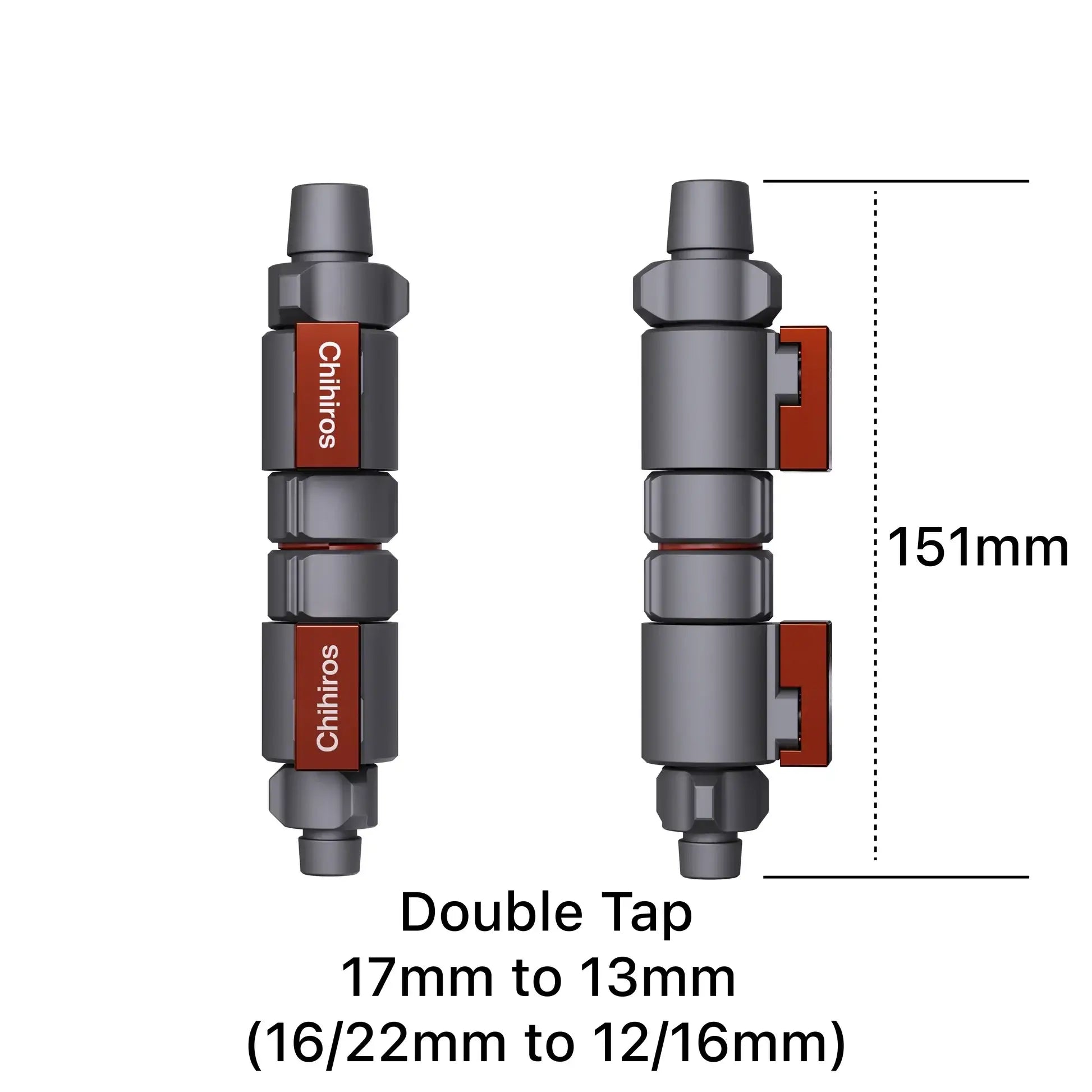 Chihiros Double Tap Connector - Quick, Leak-Free, Durable