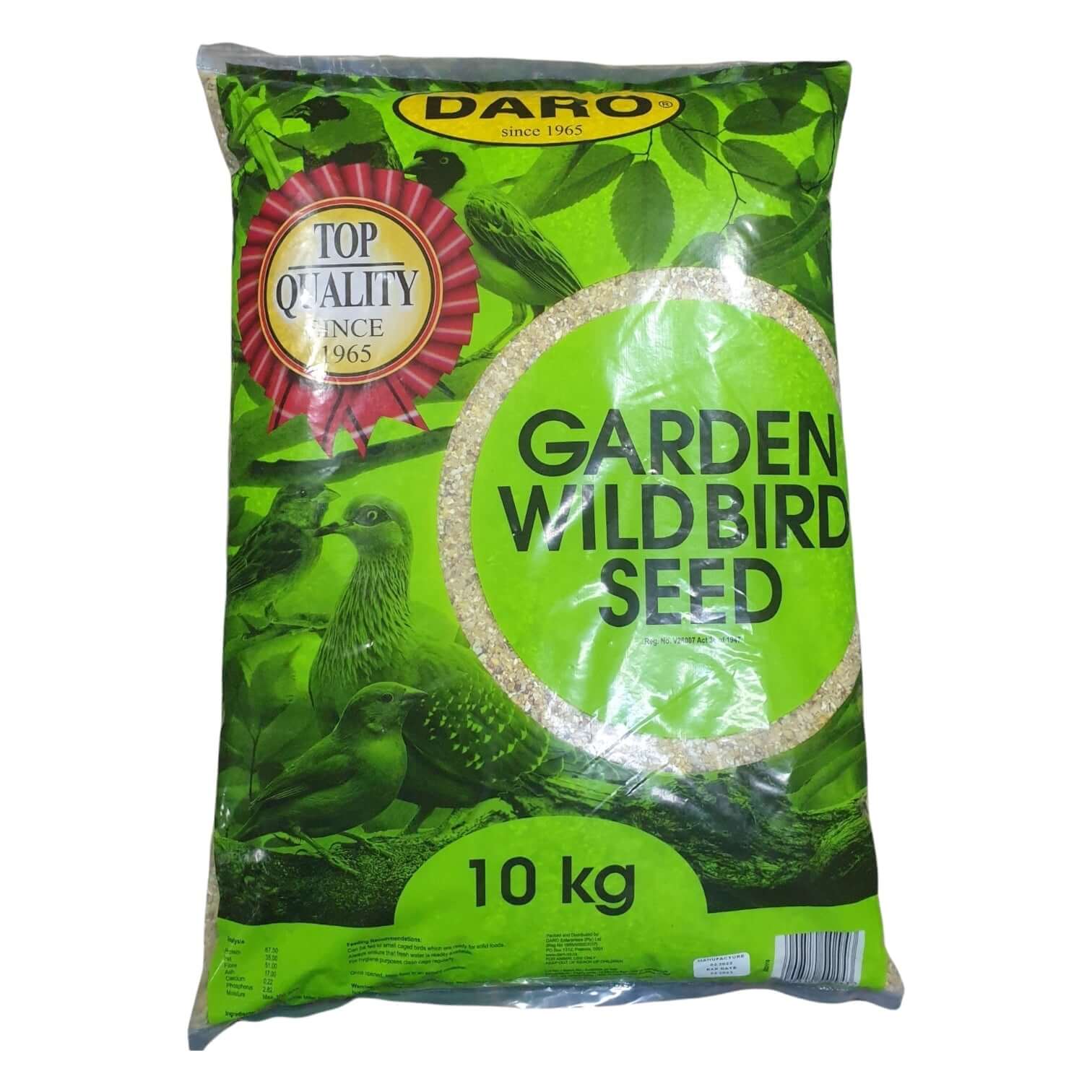 DARO Wild Bird Seed Mix 10kg - Clean, Balanced Feed