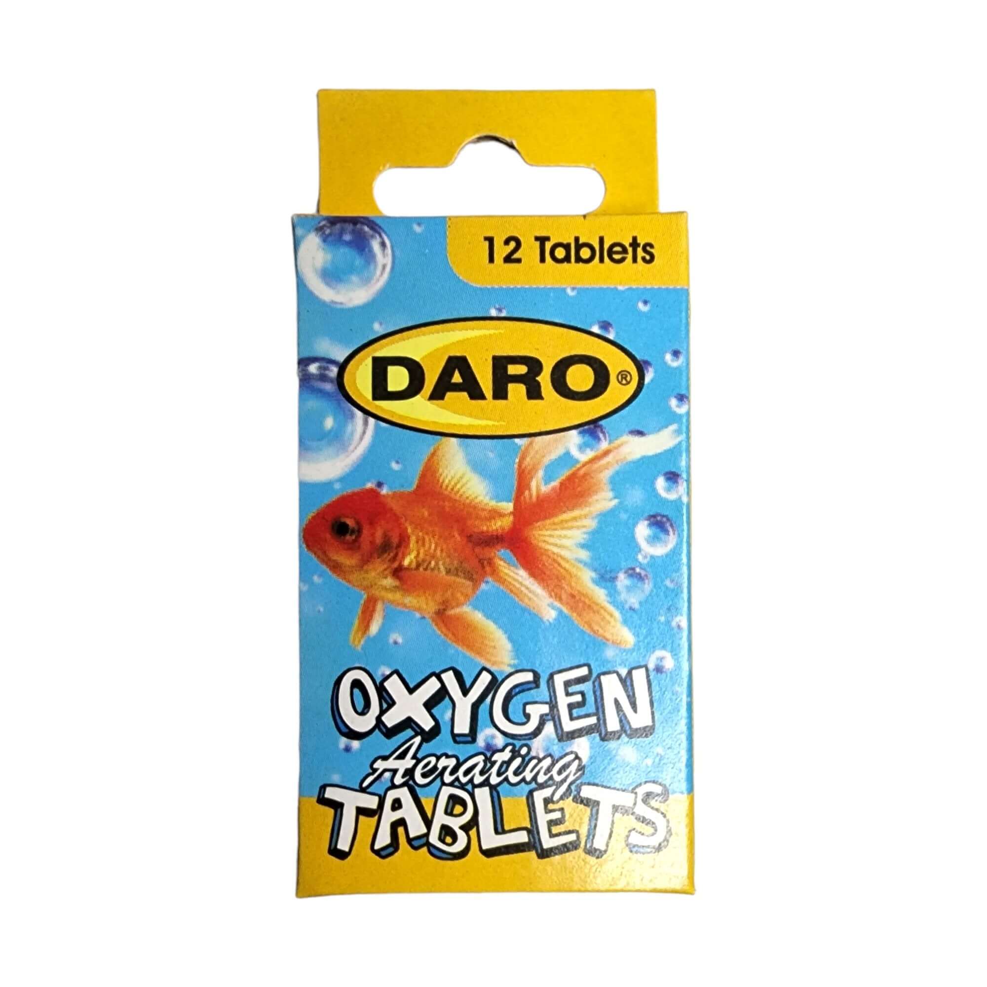 DARO Aquarium Oxygen Tablets - Boost Fish Health, Pack of 12