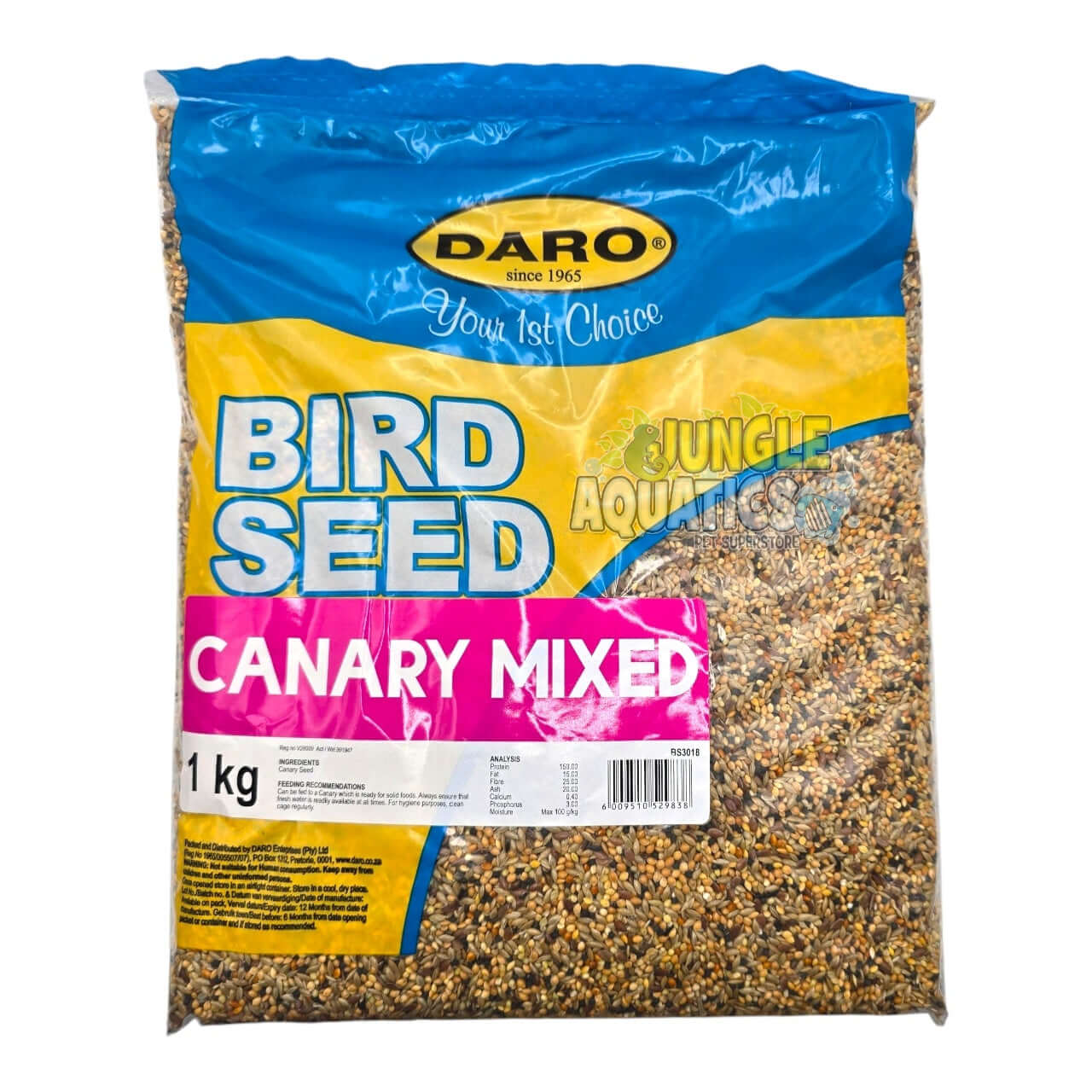 Daro Mixed Canary Seed 1kg - Nutritious Bird Diet Mix