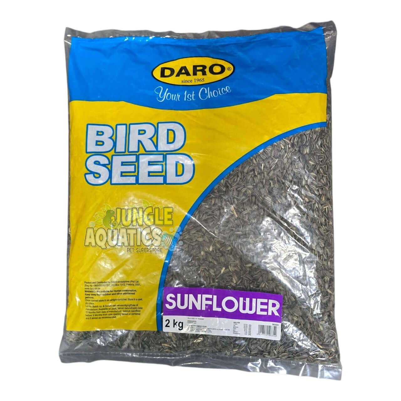Daro Striped Sunflower Seed - Premium Bird Food Mix