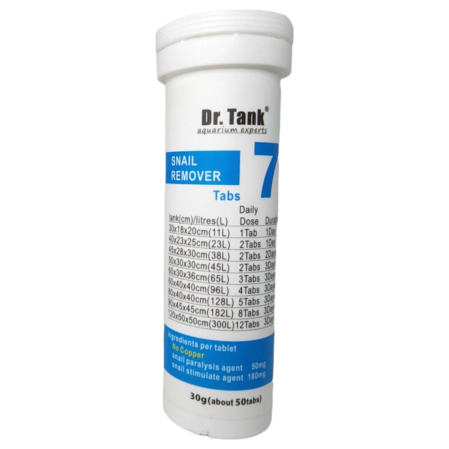 Dr. Tank 7 Snail Remover - Fast, Effective Aquarium Care