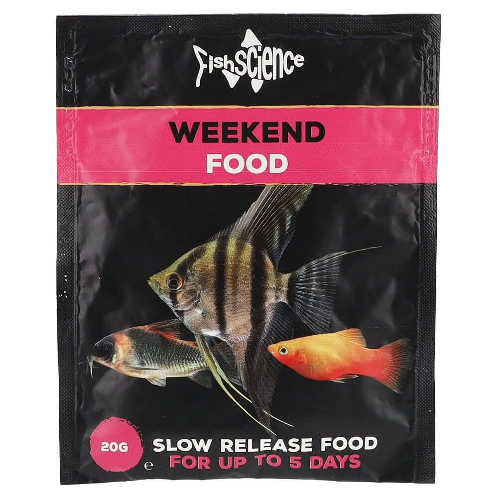Fish Science Weekend Food 20g - Natural, Vibrant Colors