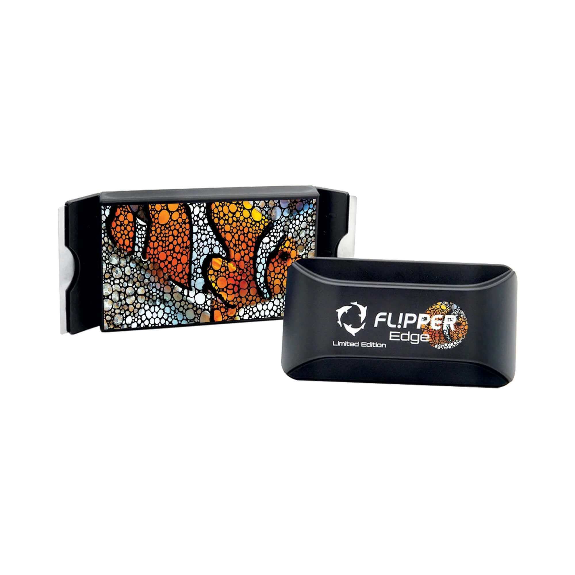 Flipper Edge Clownfish Cleaner - Dual Blade, No Wet Hands!