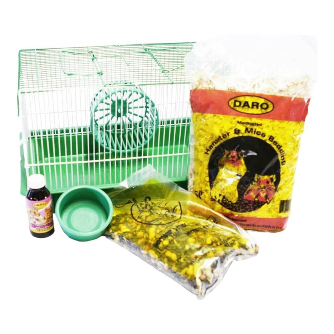 Hamster Basic Starter Kit | All-in-One Cage & Accessories