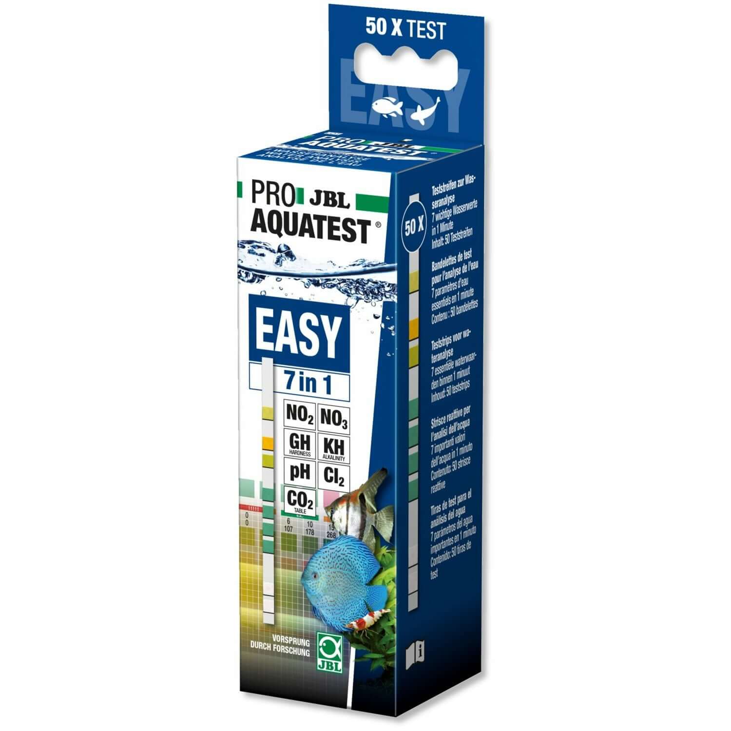 JBL Pro Aqua EasyTest 7 in 1 - Quick Aquarium Test Strips