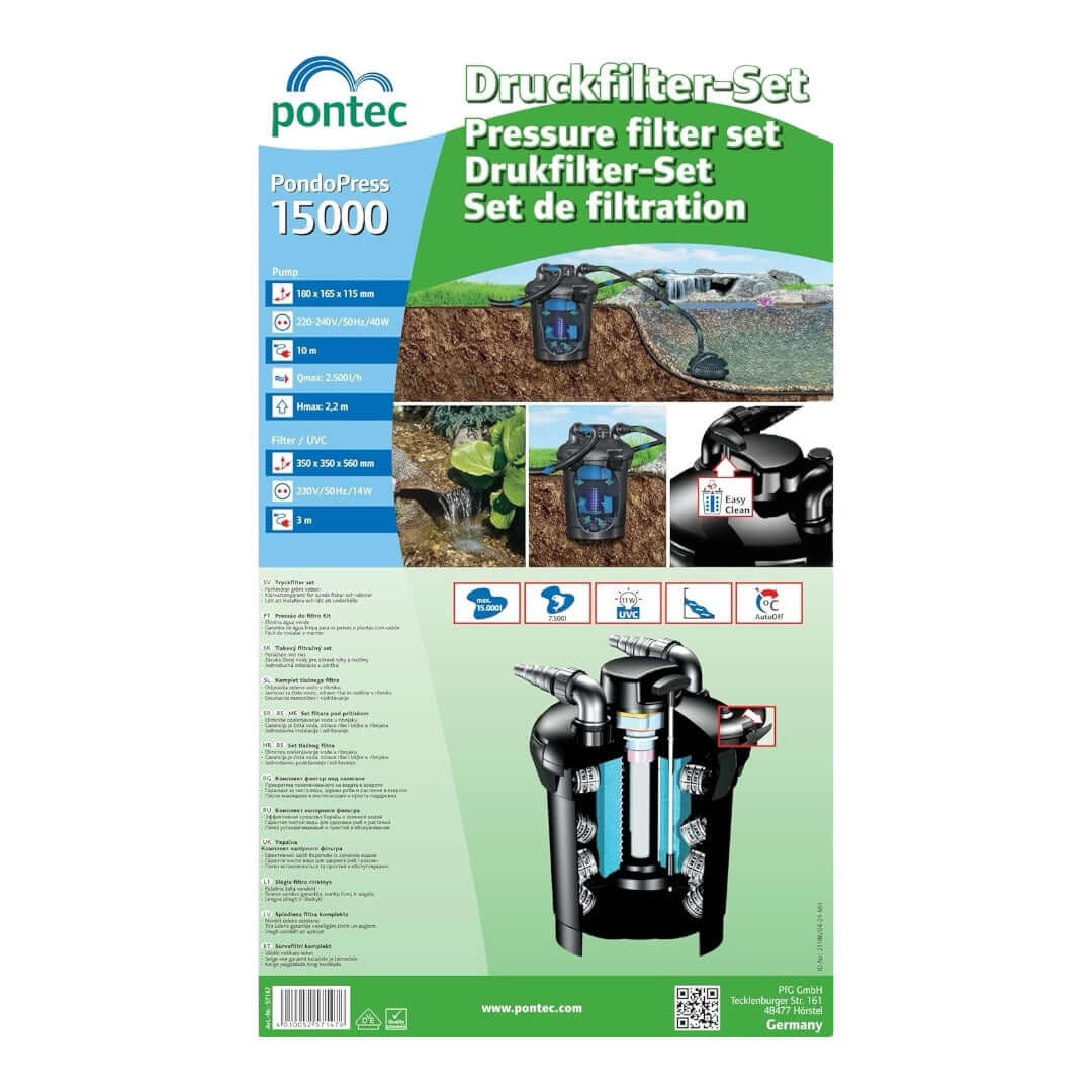 Pontec PondoPress 15000: Clean & Healthy Pond Filter