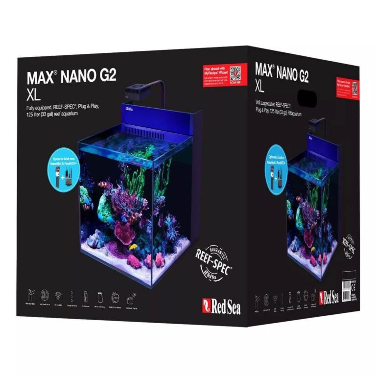Red Sea Max NANO G2 XL: Complete 125L Reef Aquarium System
