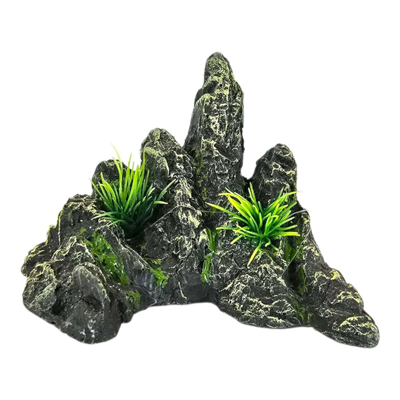 Rock Peak Aquarium Ornament - Realistic Decor & Safe